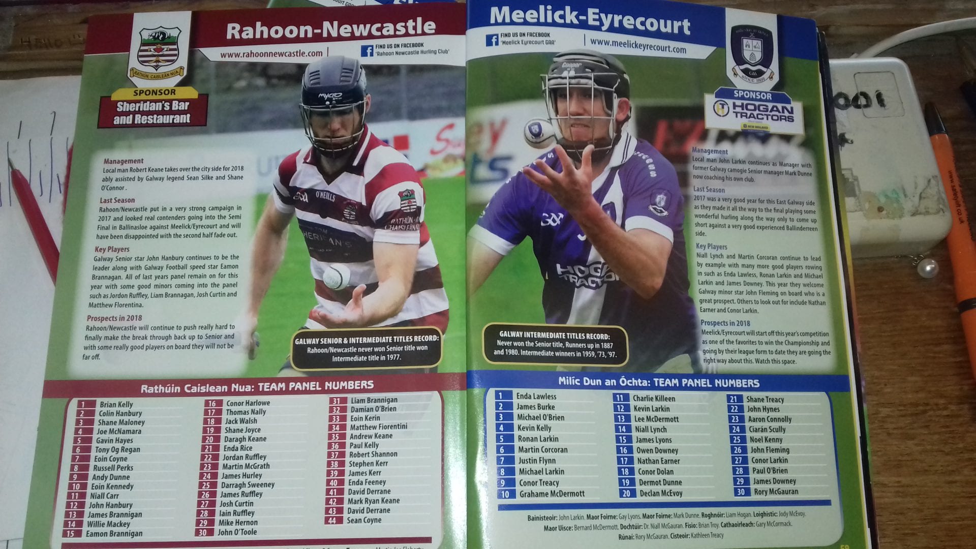GALWAY GAA: (IHC Report) - MEELICK/EYRECOURT 2-15 RAHOON/NEWCASTLE 0-11 ...