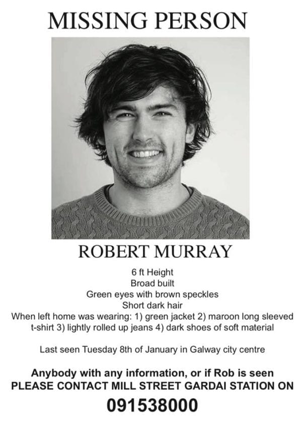 Search to continue Wednesday for missing Robert Murray - Galway Daily
