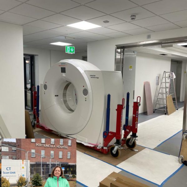 New CT scanner arrives at Portiuncula Hospital - Galway Daily