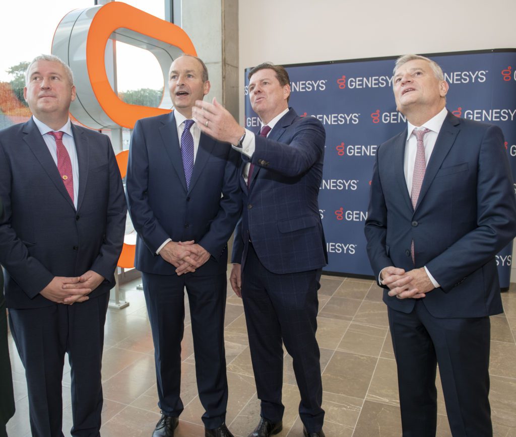 Taoiseach opens new Genesys R&D centre at Bonham Quay - Galway Daily