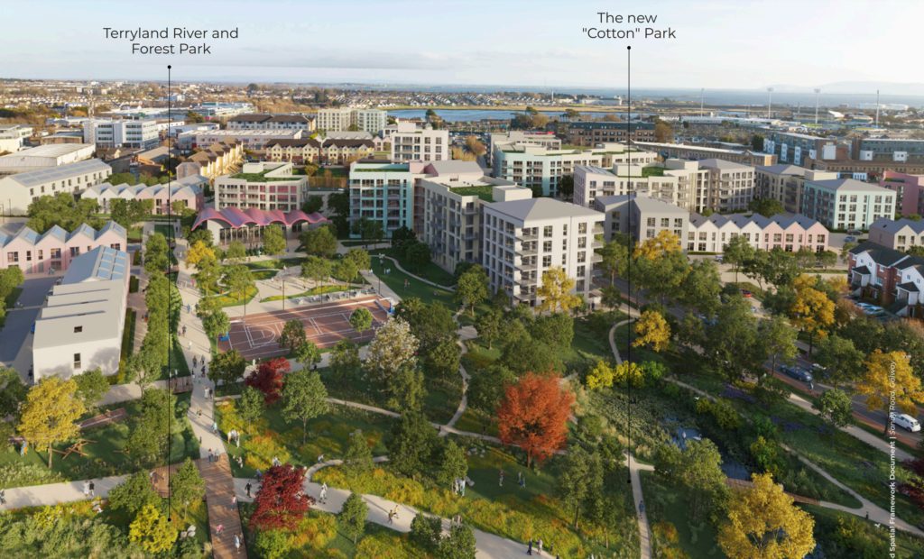 Plans unveiled for up to 750 new homes in Sandy Road redevelopment ...